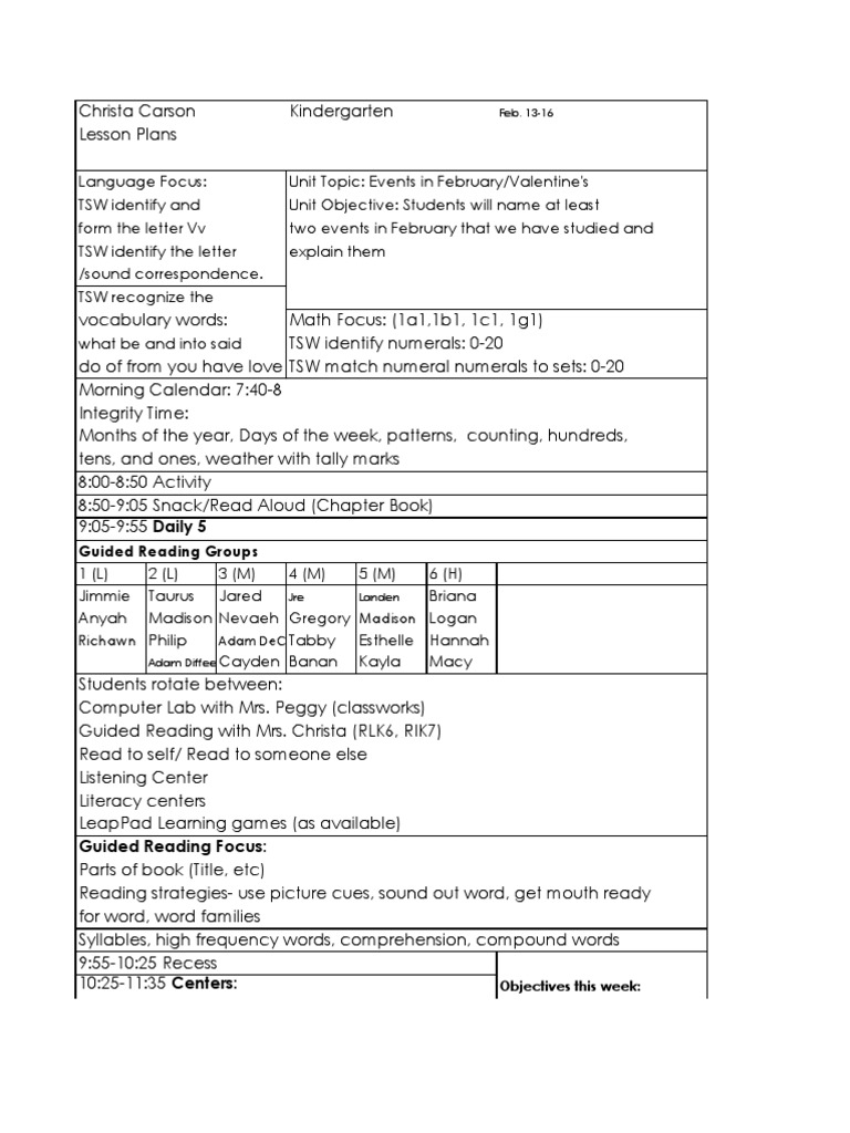 Feb 13-16 | PDF | Letter Case | Reading (Process)