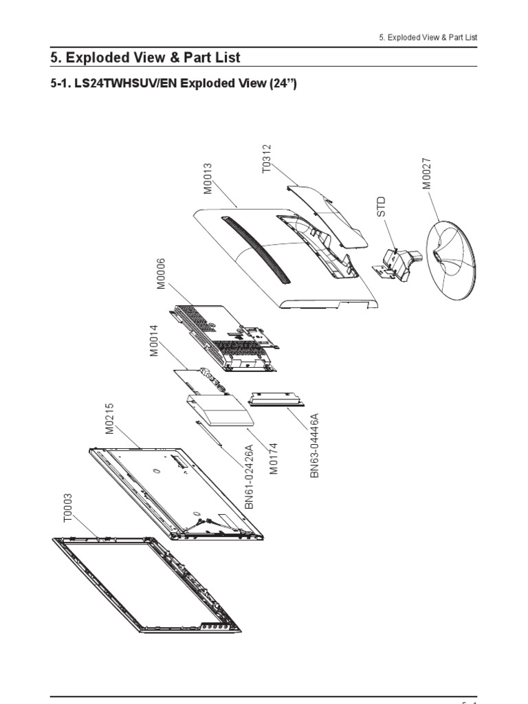 Exploded View Part List | PDF | Tin | Electronic Engineering