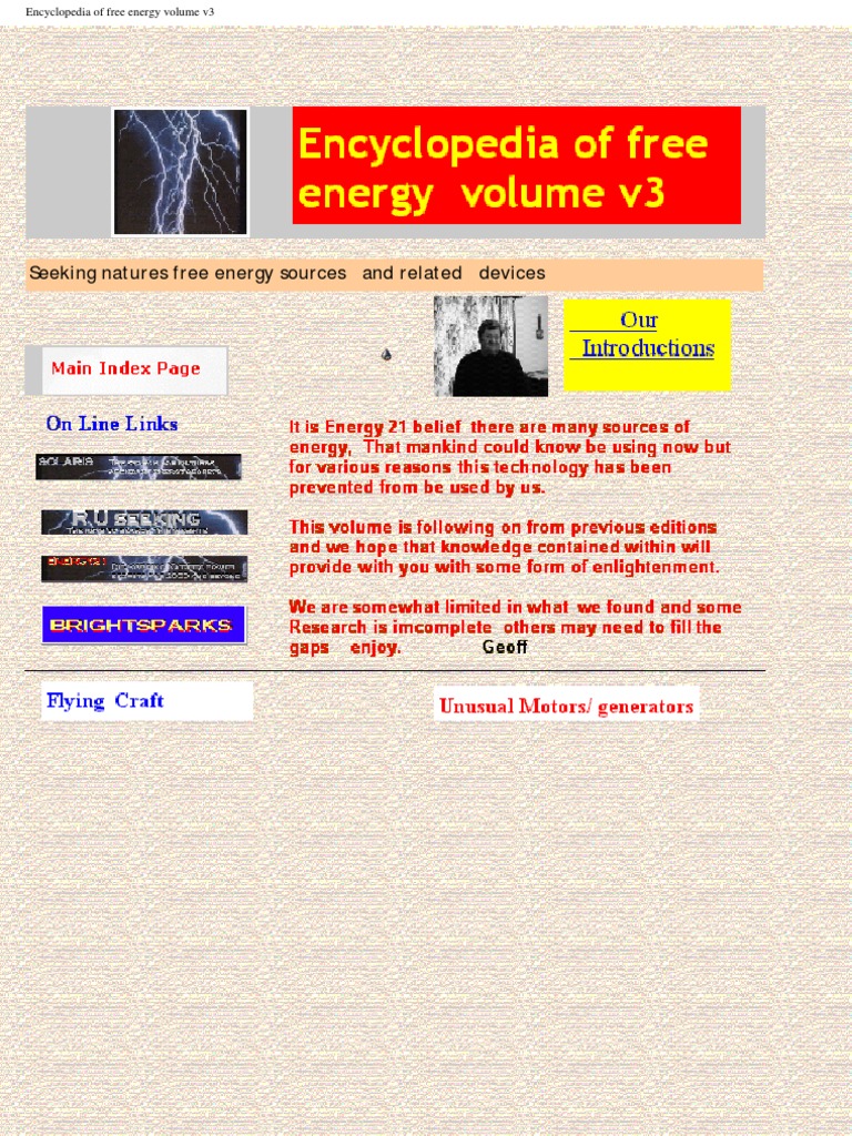 E-Books The Encyclopedia of Free Energy Vol (1) .3 | PDF | Capacitor ...