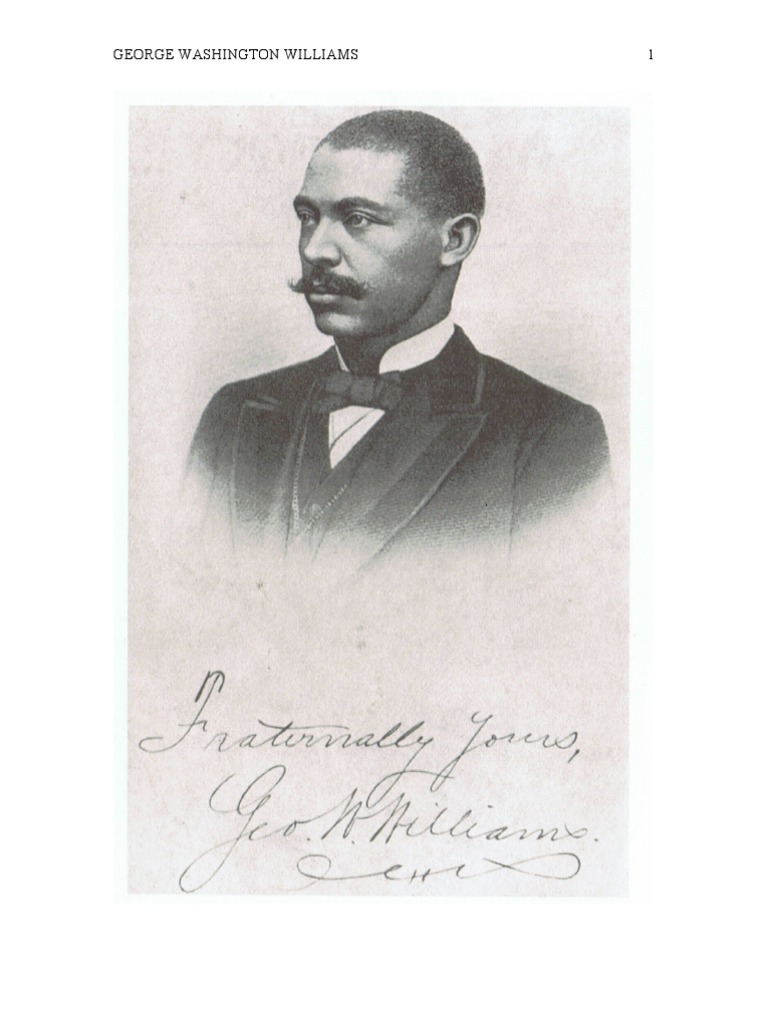 George Washington Williams 1 | PDF | Politics (General)