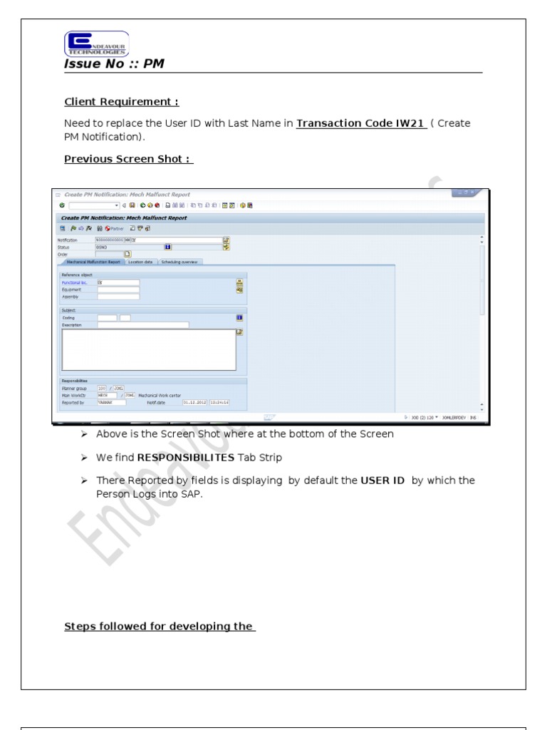 IW21 Documentation | Screenshot | Software Engineering
