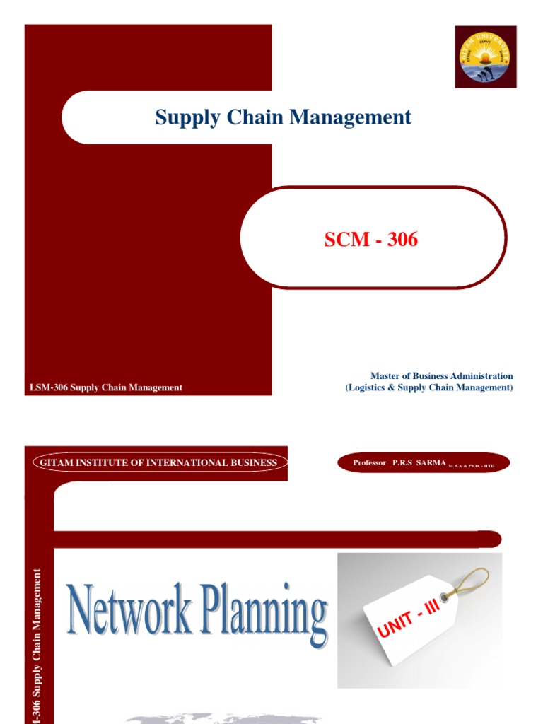 306 SCM Unit III | PDF | Inventory | Supply Chain Management