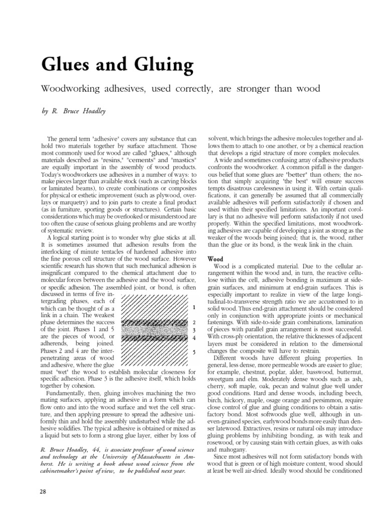 Glue It Up | PDF | Adhesive | Wood