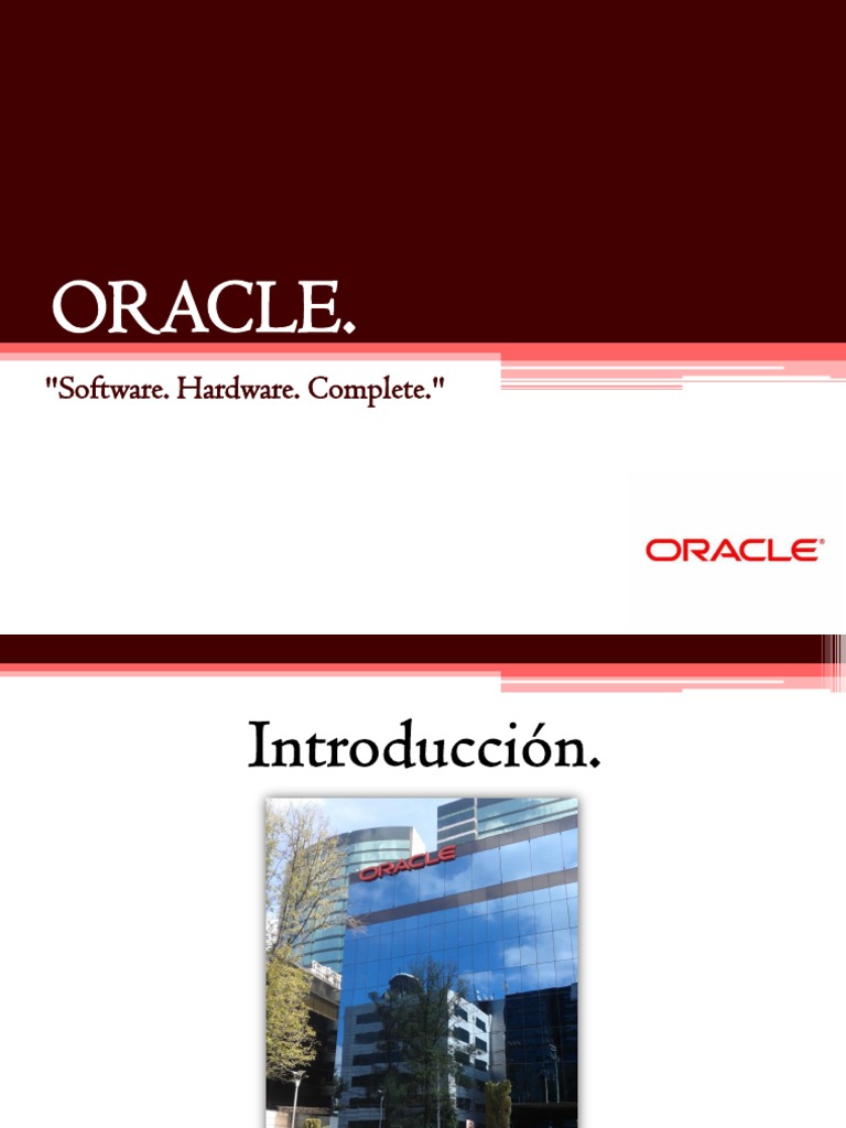 Oracle | PDF | Oracle Corporation | Base de datos Oracle