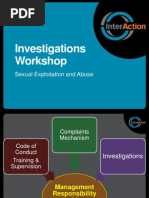InterAction PSEA Basics Training Guide | PDF