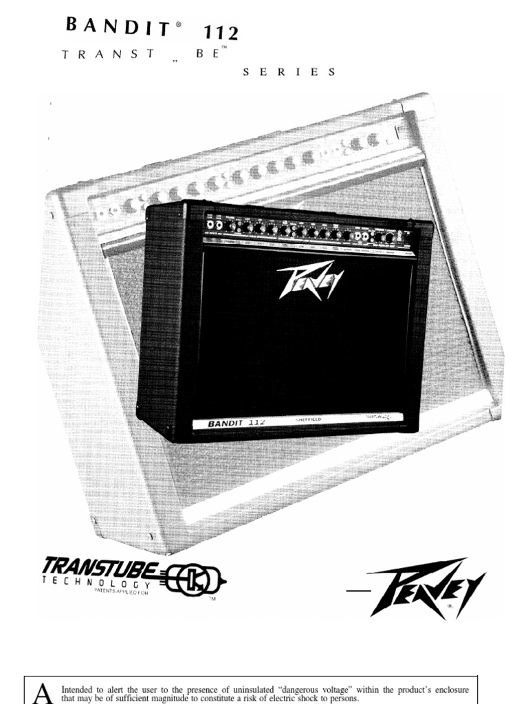 Peavey Bandit 112 (Silverstripe / Black Box) Users Manual | PDF | Equalization (Audio) | Hearing ...