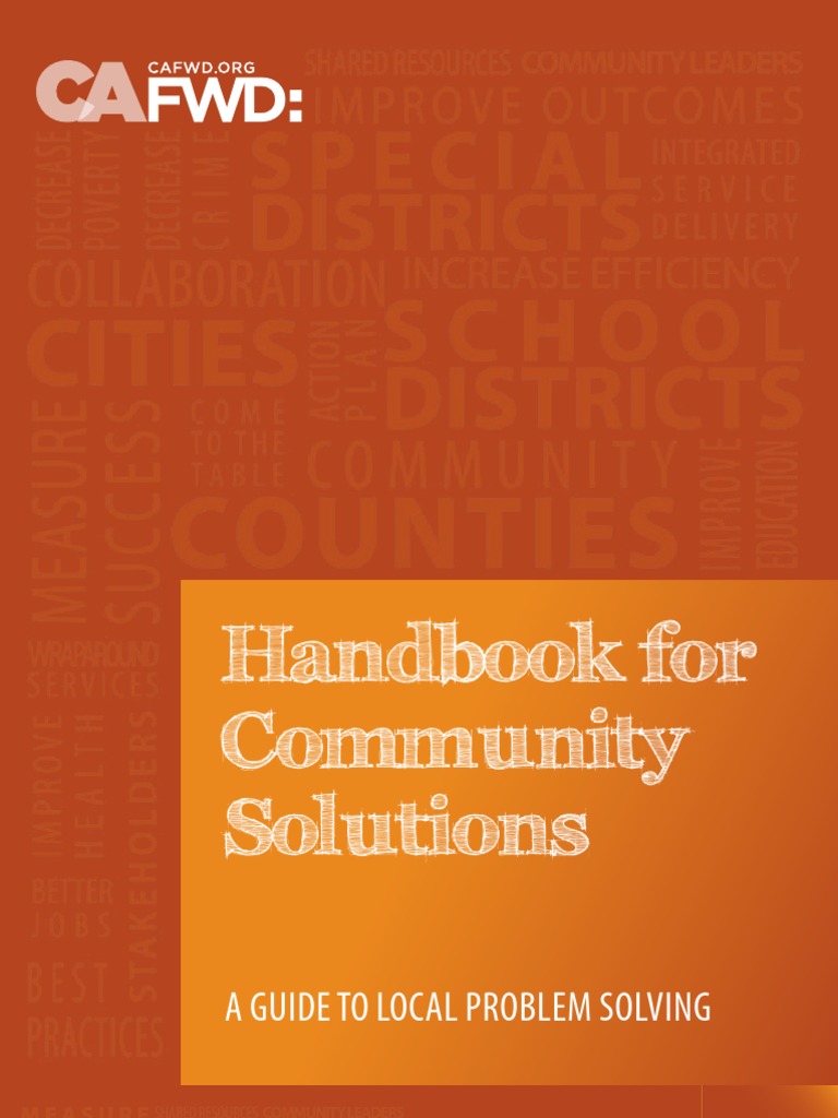 Community Solutions Handbook Guide | PDF | Goal | Community