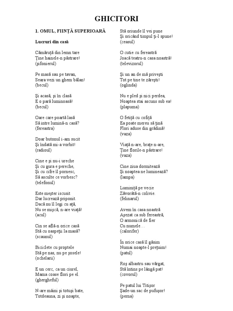 GHICITORI | PDF