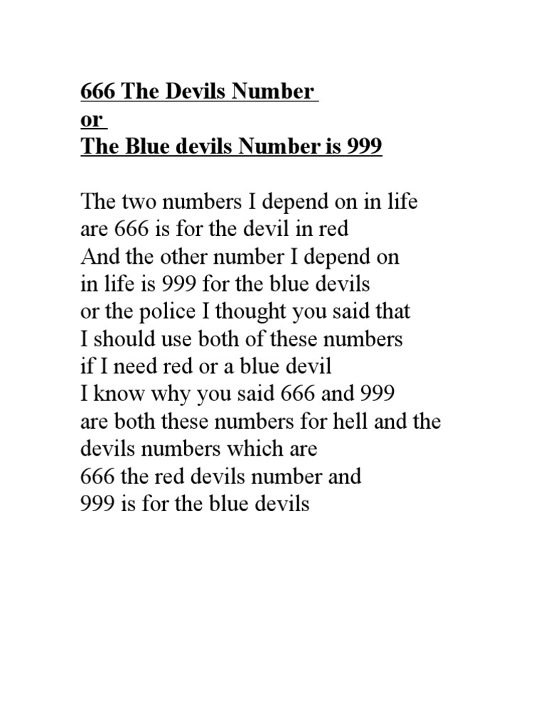 Understanding 666 and 999 Symbols | PDF