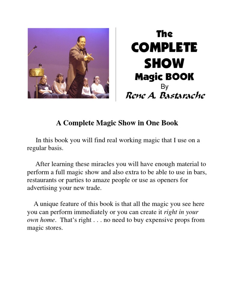Magic Book | Download Free PDF | Magic (Illusion) | Playing Cards