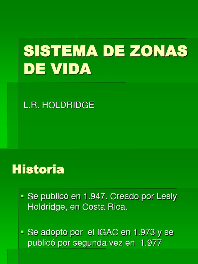 Zonas de Vida de Holdridge | PDF | Ciencias atmosféricas | Ecología