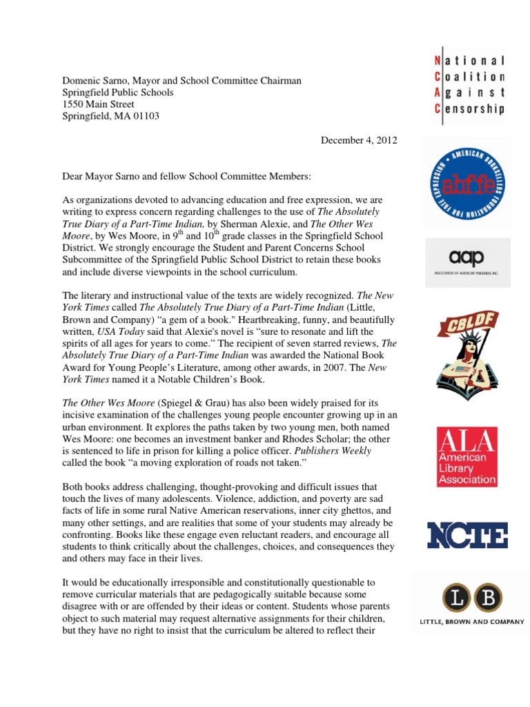 Springfield Letter KRRP | PDF | Curriculum | Government