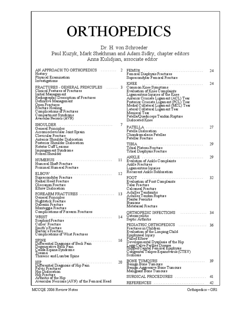 Orthopaedic | PDF | Knee | Shoulder
