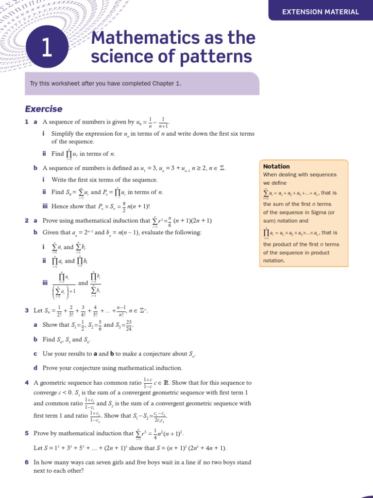 Extension Worksheets | PDF