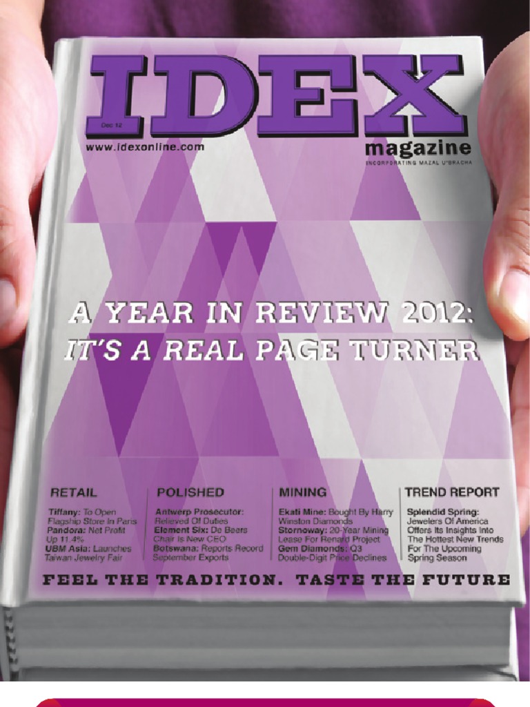 IDEX Magazine, December 2012 | PDF | Diamond | Jewellery
