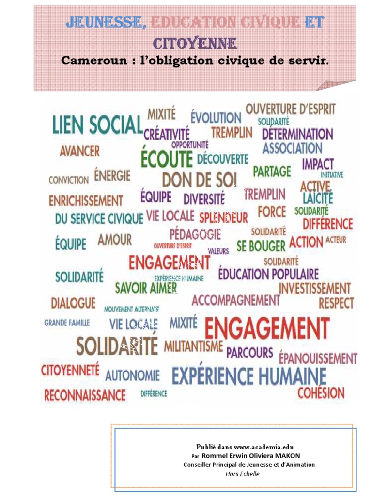 Engagement civique des jeunes au Cameroun | PDF | Citoyenneté ...