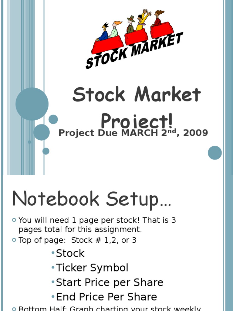 Stock Market Project Guidelines | PDF