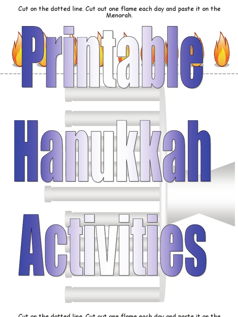 Hanukkah Activities for Kids | PDF