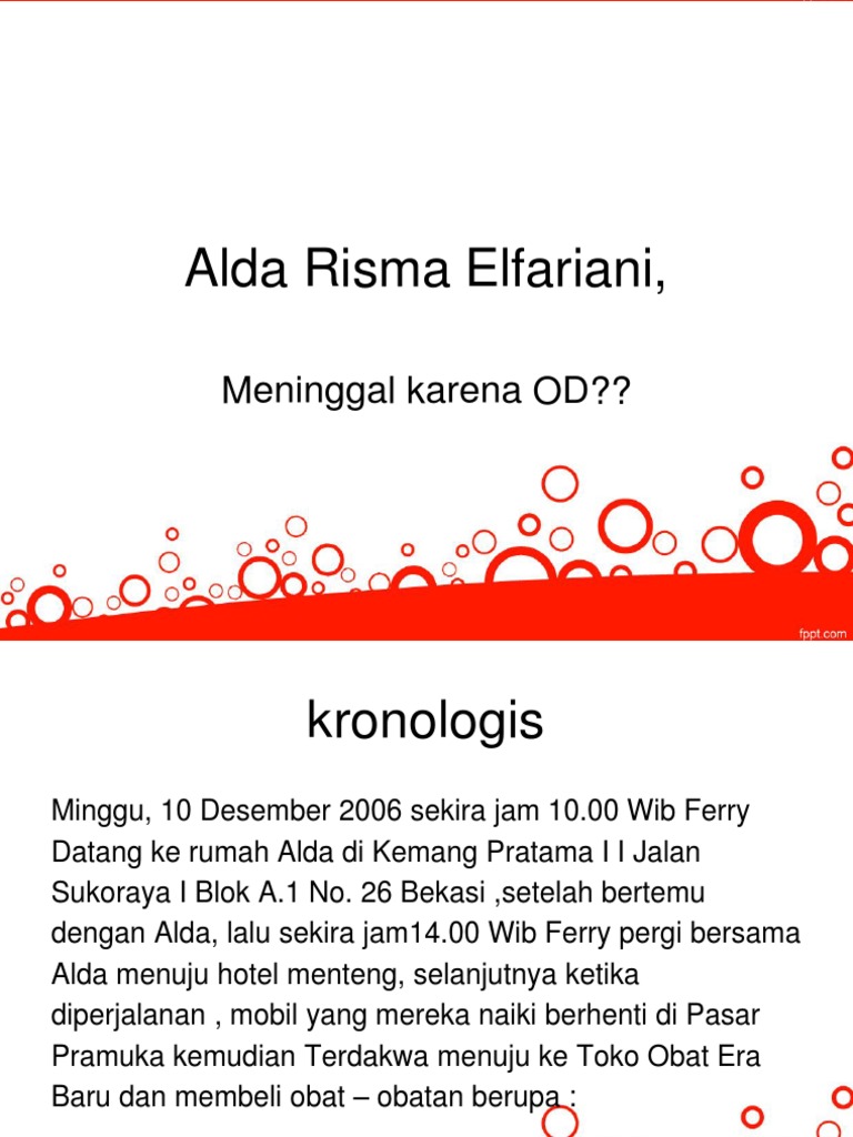 Kematian Alda Risma Dan Evaluasi Obat | PDF