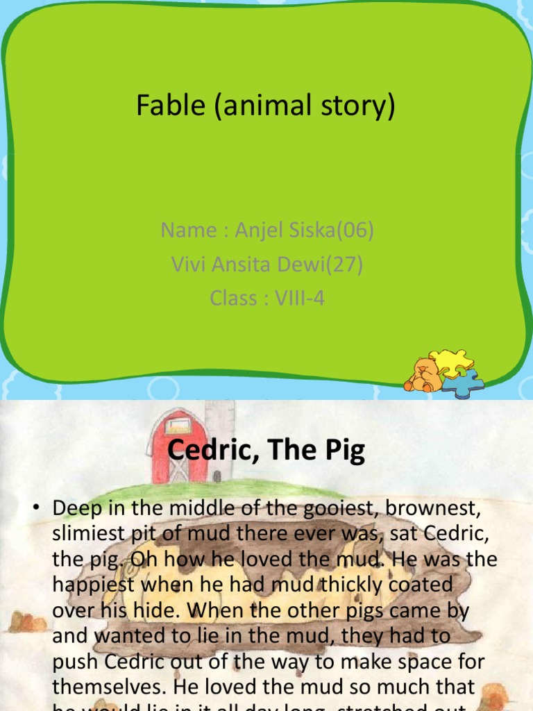 Fable (Animal Story) : Name: Anjel Siska (06) Vivi Ansita Dewi (27 ...