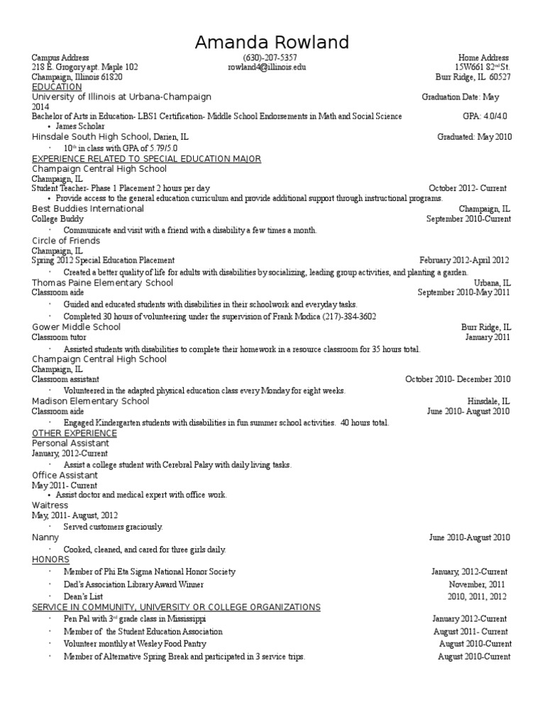 Amanda Rowland | Download Free PDF | University Of Illinois At Urbana ...