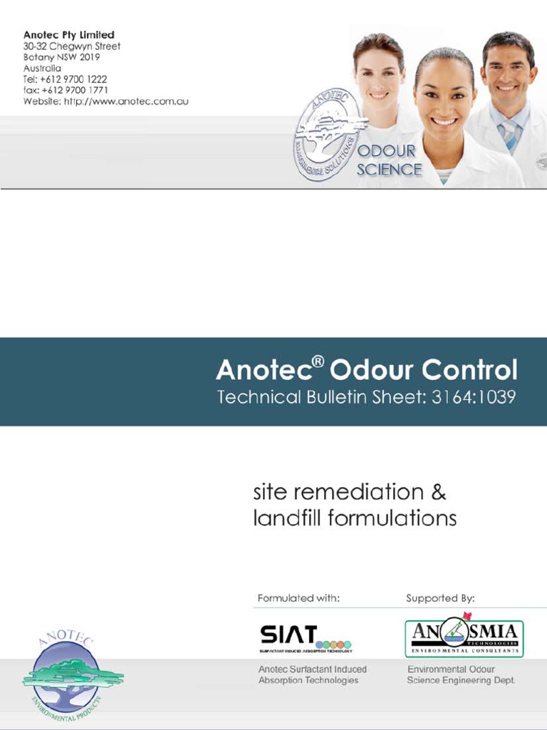 Anotec Landfill and Site Remediation Odour Control | PDF | Odor ...