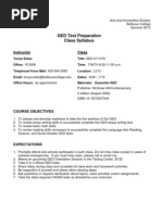 GED Mathematics Formula Sheet | PDF