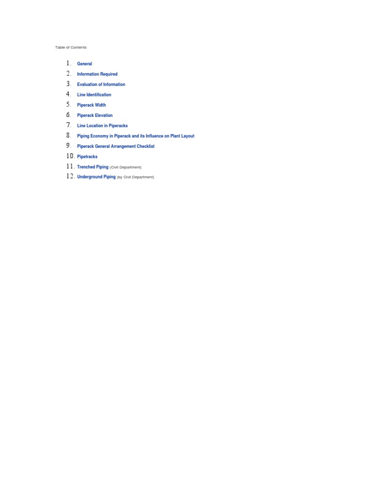 Pipe Rack | PDF | Drainage | Sanitary Sewer