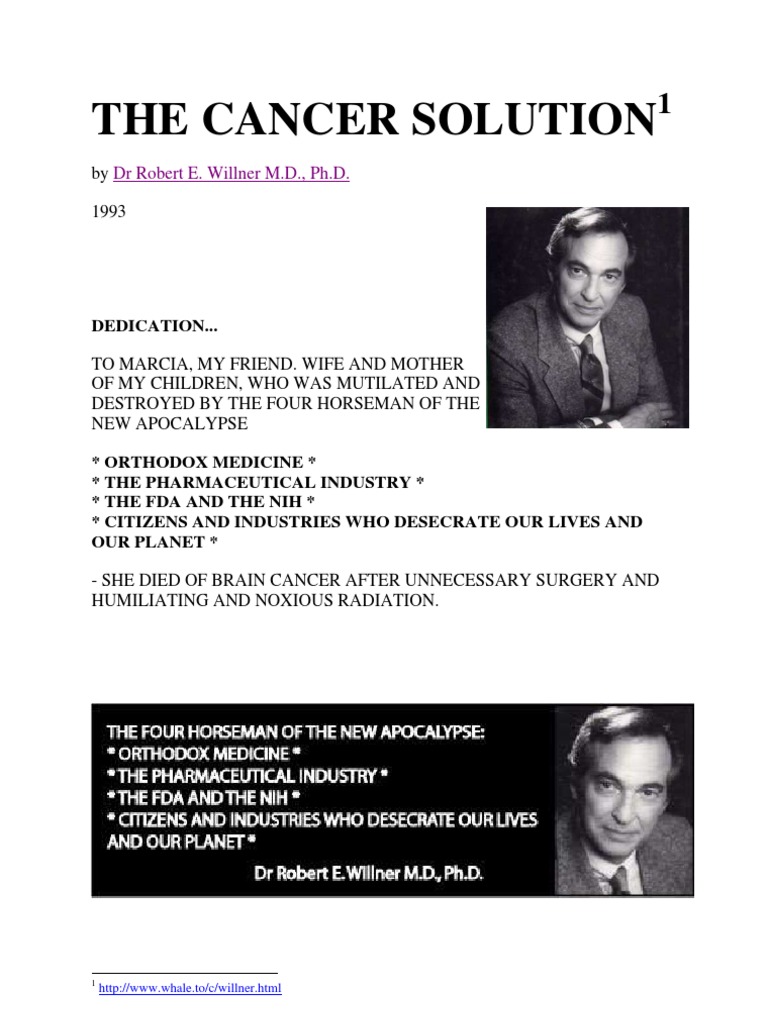 The Cancer Solution | PDF | Pharmaceutical Drug | Alternative Medicine