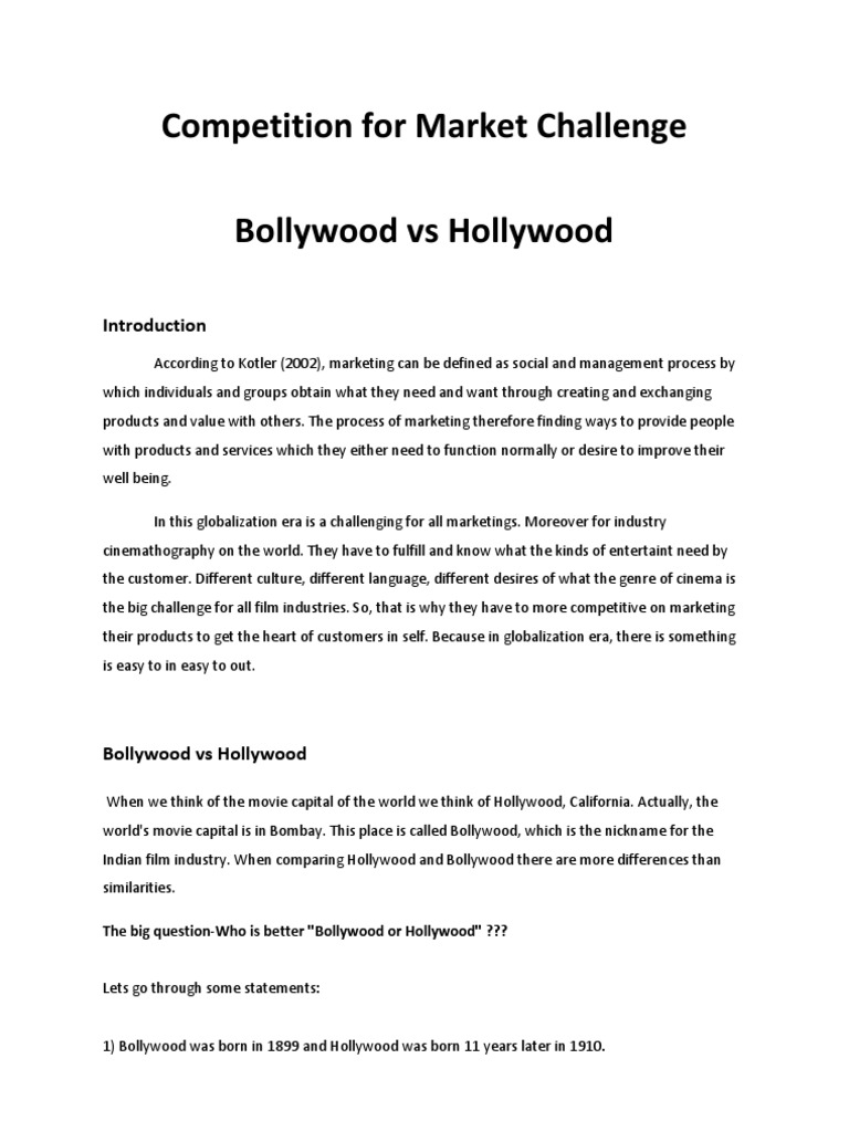 Competition For Market Challenge Autosaved1 | Download Free PDF ...