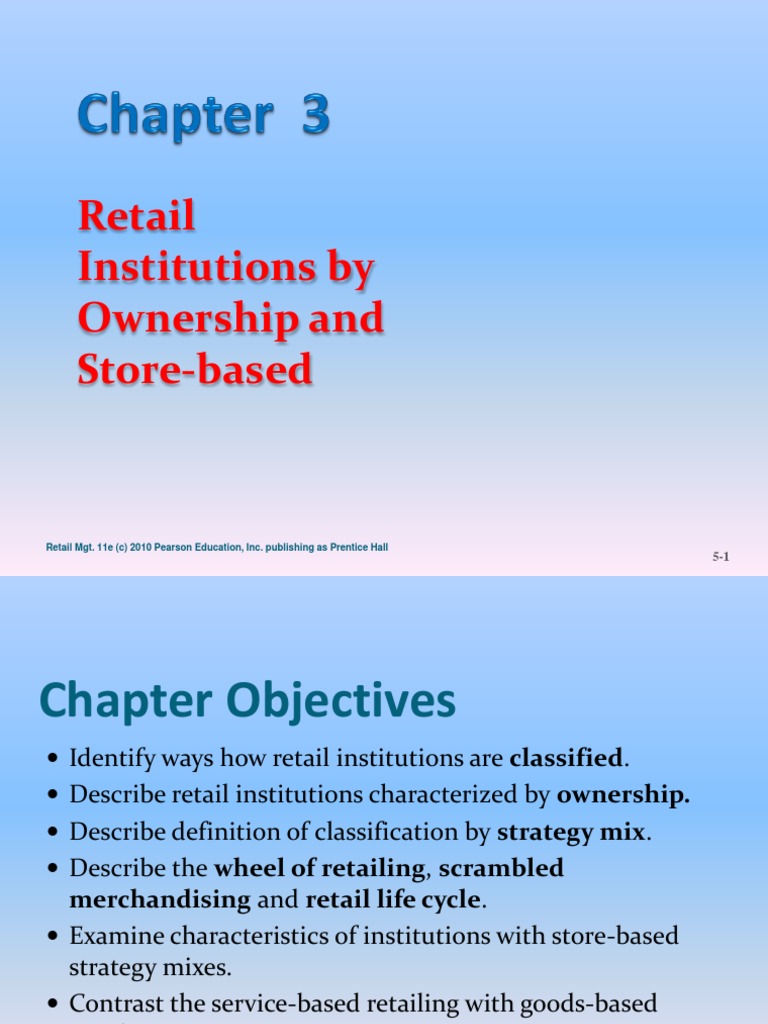 Retail Institutions by Ownership Types | PDF | Franchising | Retail