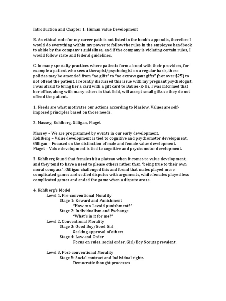 Intro and Human Value Development | PDF | Philosophical Theories ...