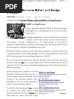 MAWP and Pressure Definitions Explained | PDF | Liquids | Gas Technologies