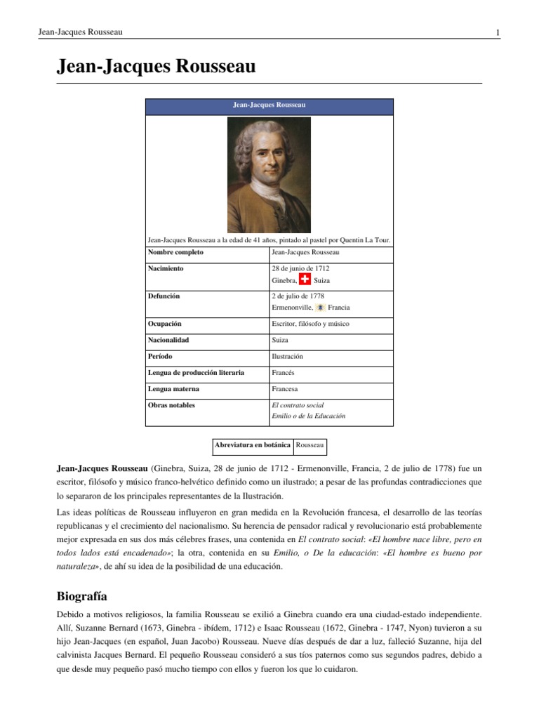 Filosofia | PDF | Jean-Jacques Rousseau | Emile, o sobre educación