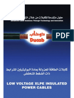 Ducab XLPE Low Voltage Cable Data Sheet | PDF | Cable | Electrical ...