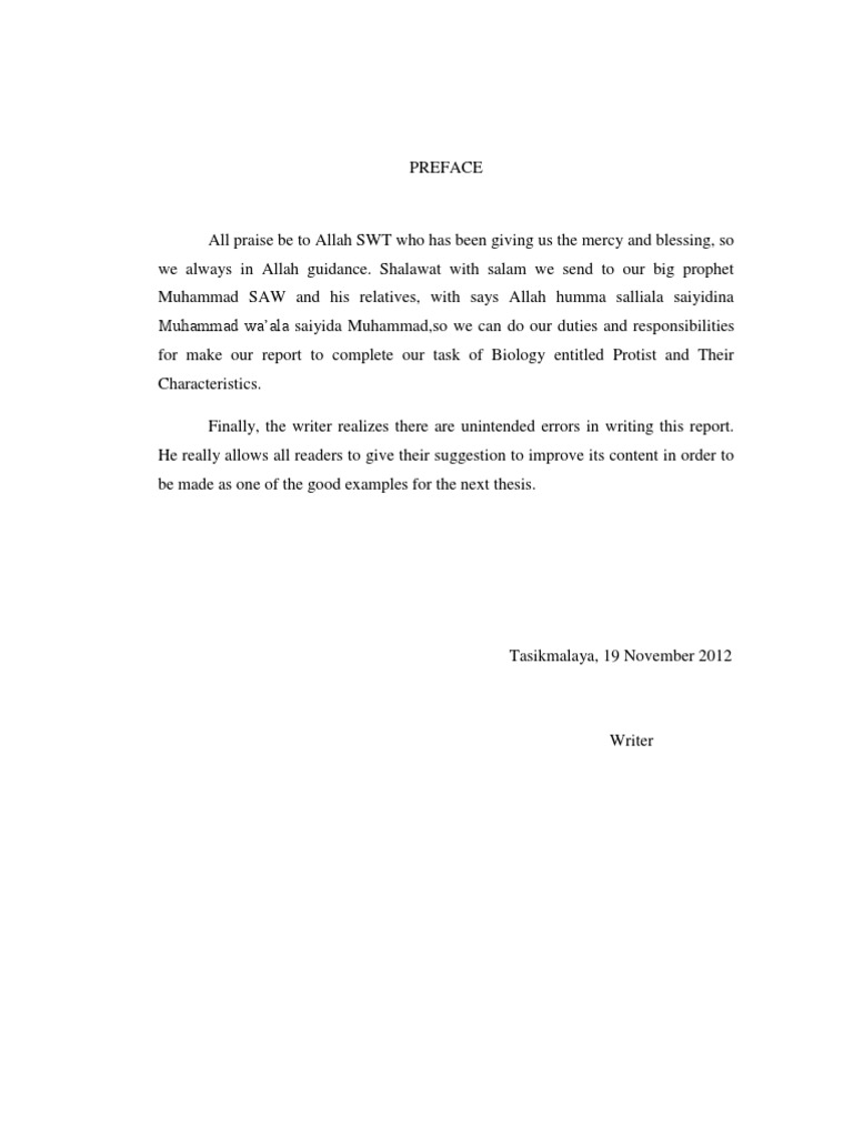 Contoh Preface | PDF