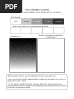 Value Scale Printable Worksheet | PDF | Pencil | Artistic Techniques
