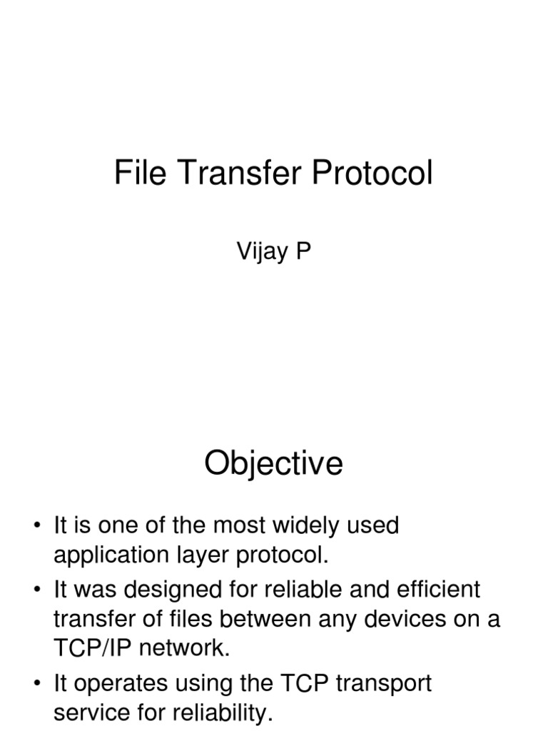 File Transfer Protocol | Download Free PDF | File Transfer Protocol ...
