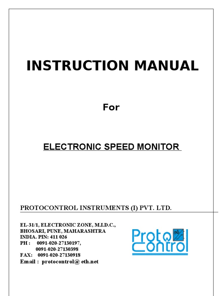 Esm Manual | PDF | Relay | Manufactured Goods