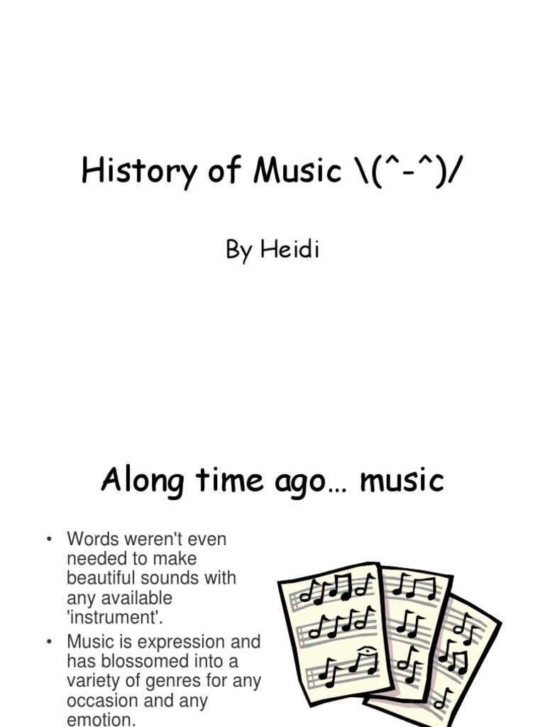 Evolution of Music Through History | PDF