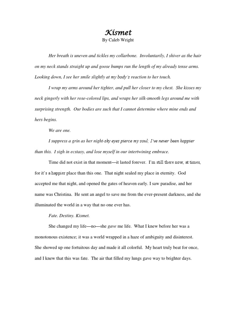 Kismet: A Love Story Unfolds | PDF
