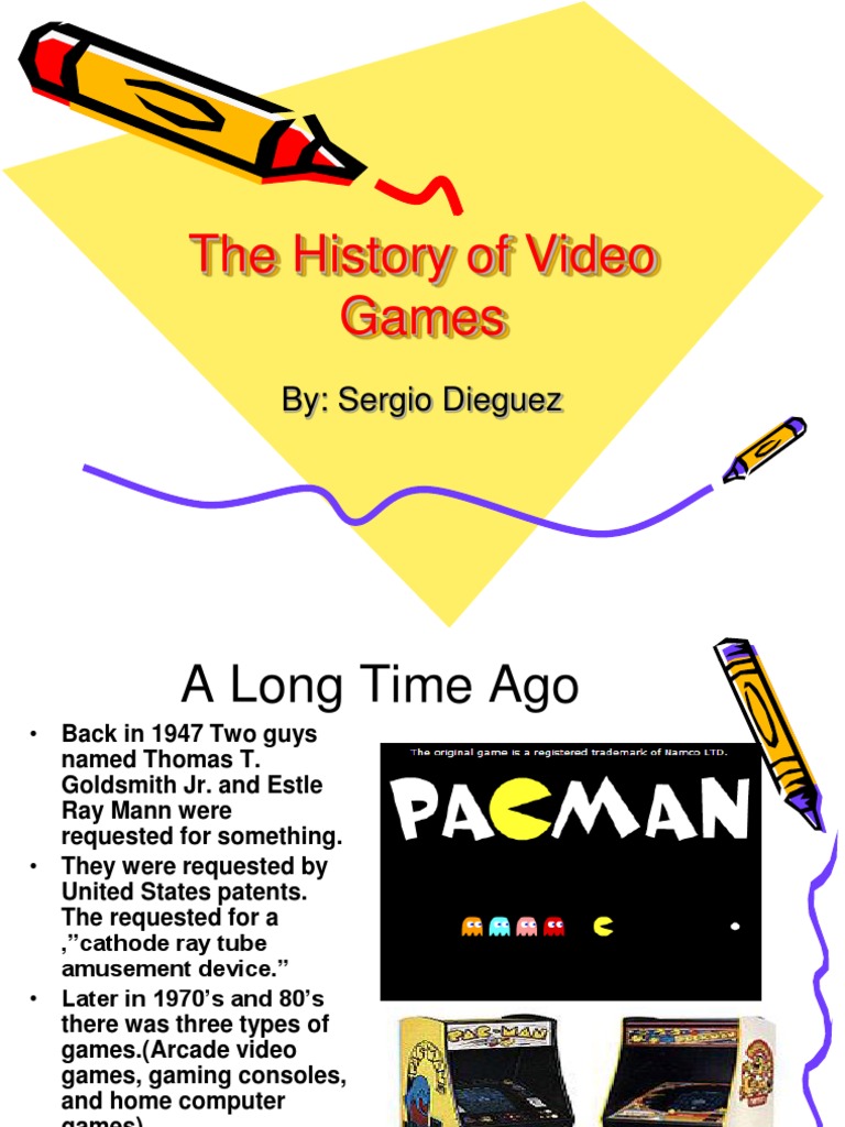 Evolution of Video Games History | PDF | Games & Activities