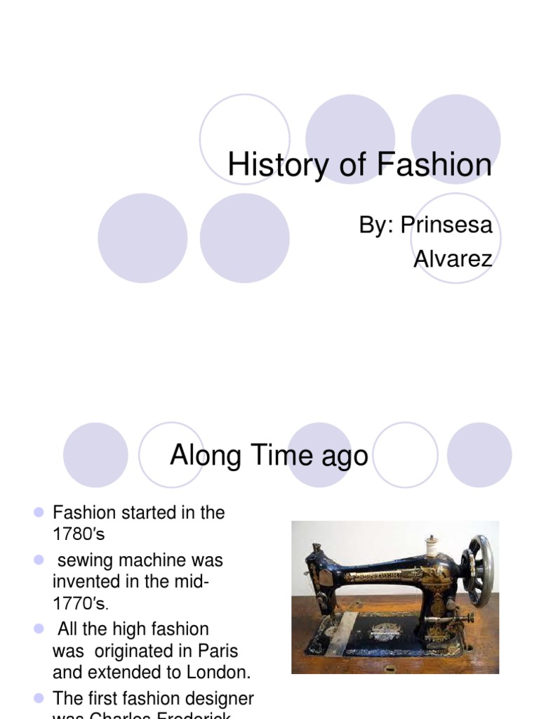History of Fashion | PDF | Lifestyle
