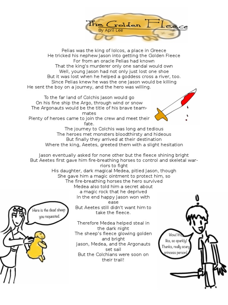 Jason and The Golden Fleece: A Poem | PDF