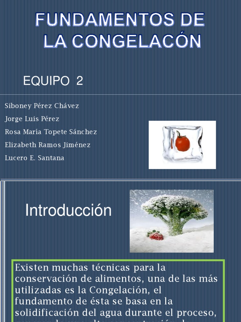 Fundamentos de la Congelación de Alimentos | PDF | Convección | Calor
