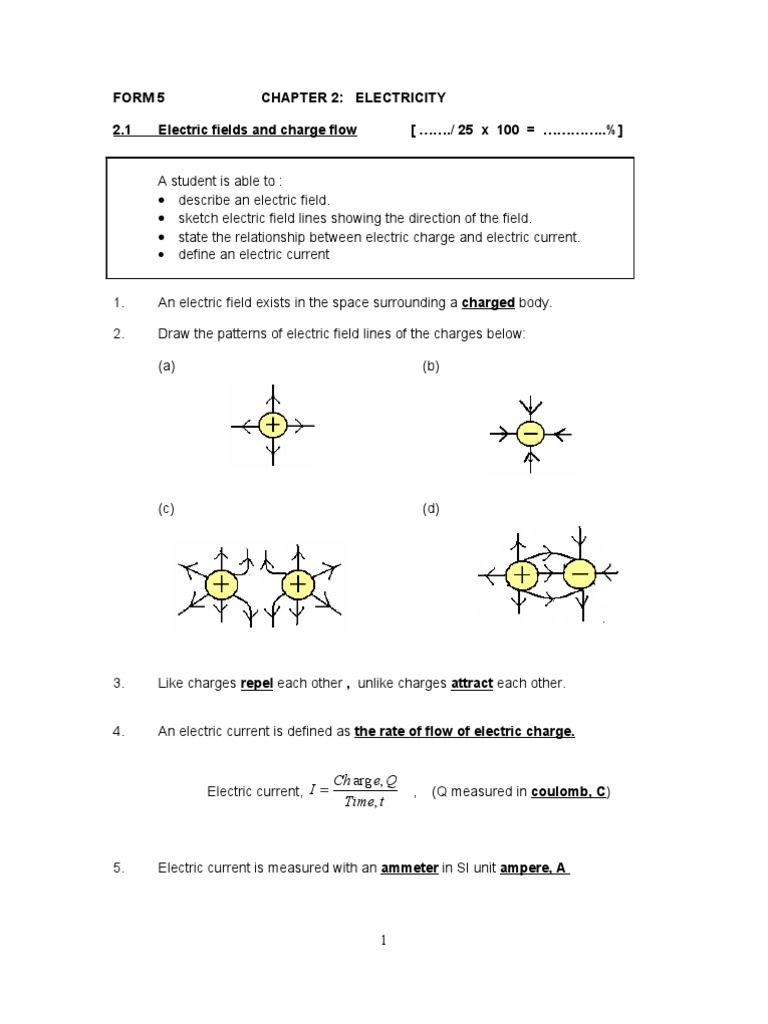 Form 5 Physics Chapter 2 - Teacher's | PDF | Electrical Resistivity And ...