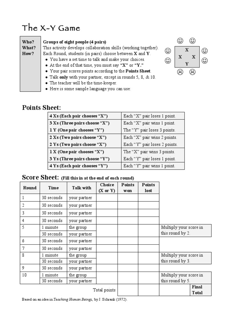 XY Game | PDF | Prison | Violence