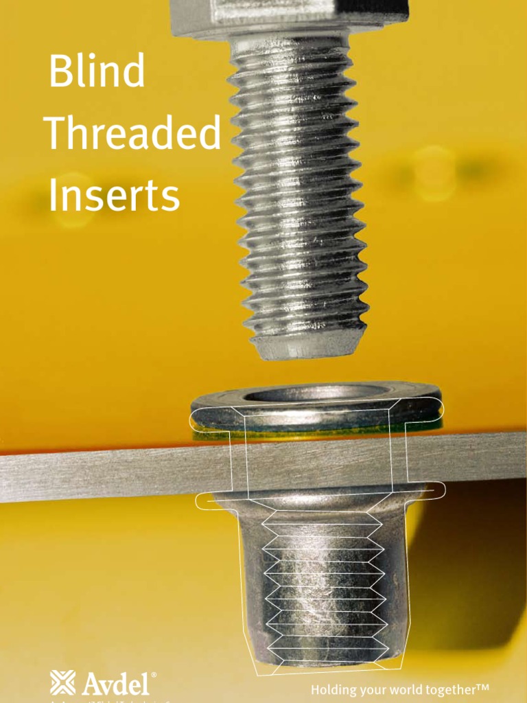 Avdel Threaded Inserts en | PDF | Sheet Metal | Screw