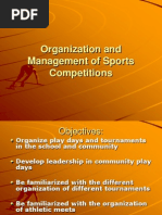 Management of Sporting Events Class 12 Notes | PDF | Tournament | Stairs