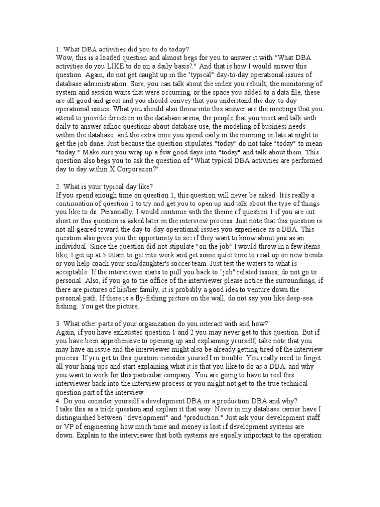 Interview Qns | PDF | Pl/Sql | Sql